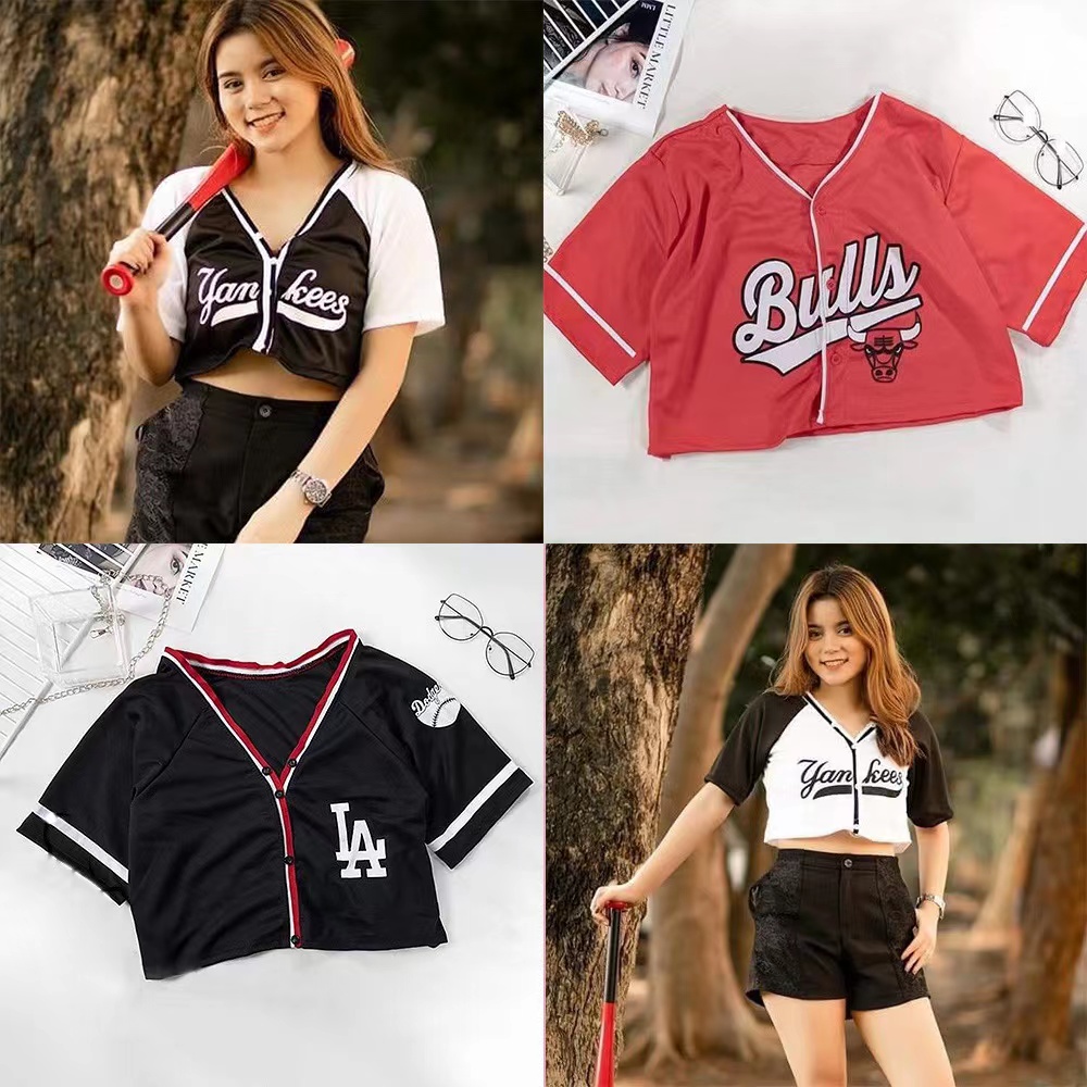 Baseball Crop Top For Women | Lazada PH