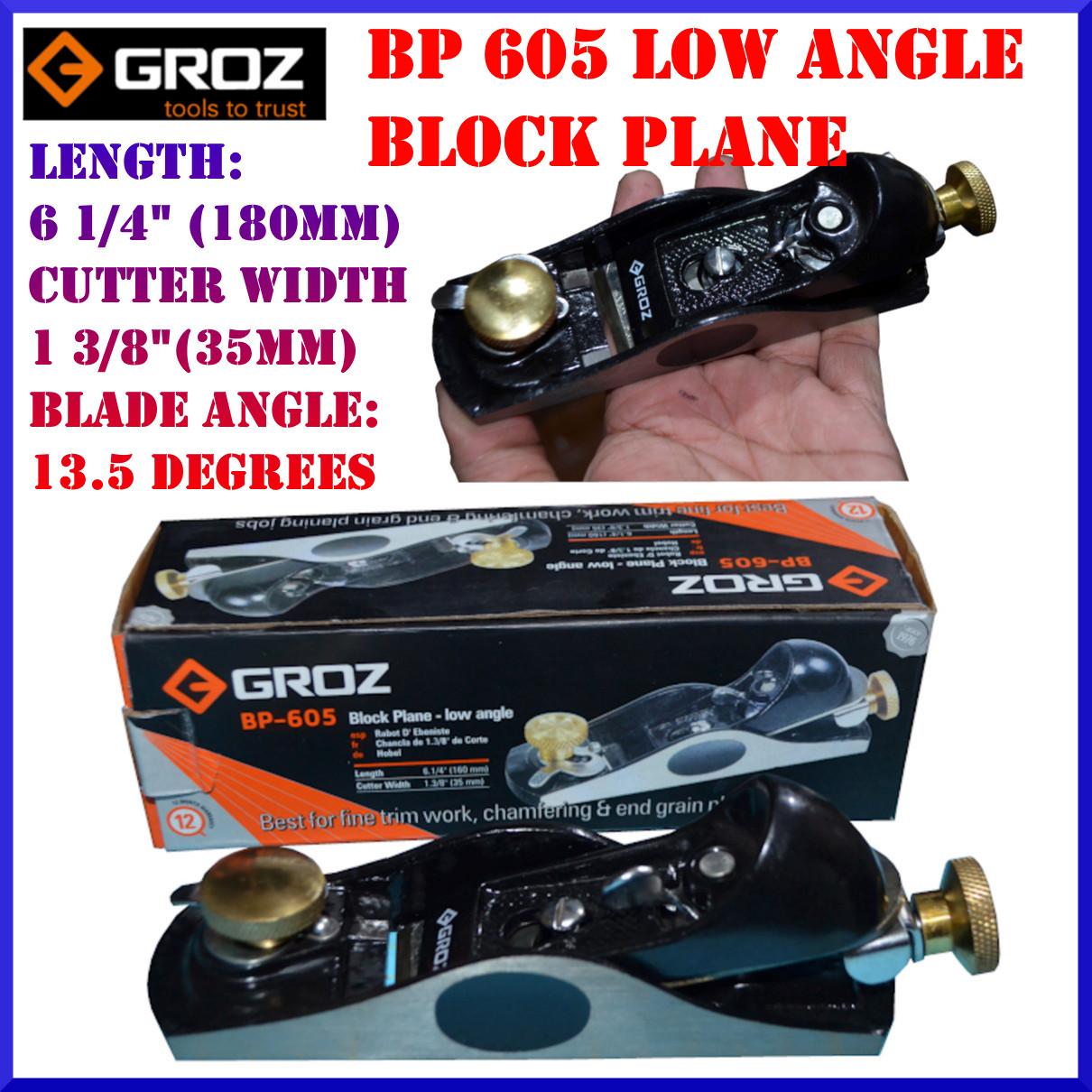 Block Plane Hand Planer Groz Brand BP/605 Model | Lazada PH