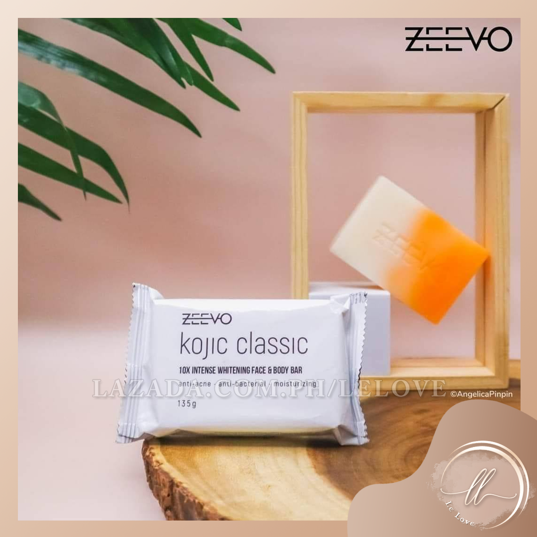 Zeevo Kojic Soap Classic 135g 10x Intense Whitening Face and Body Bar ...