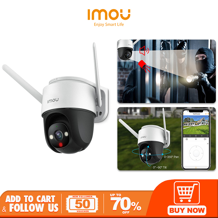 IMOU 4G Full Color Night Vision Wi-Fi CCTV Camera with Smart , AI Human ...