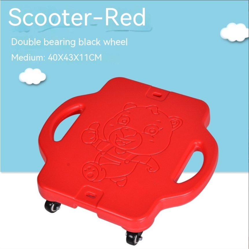 Indoor Scooter Board with Safety Handles Occupational Physical Therapy ...