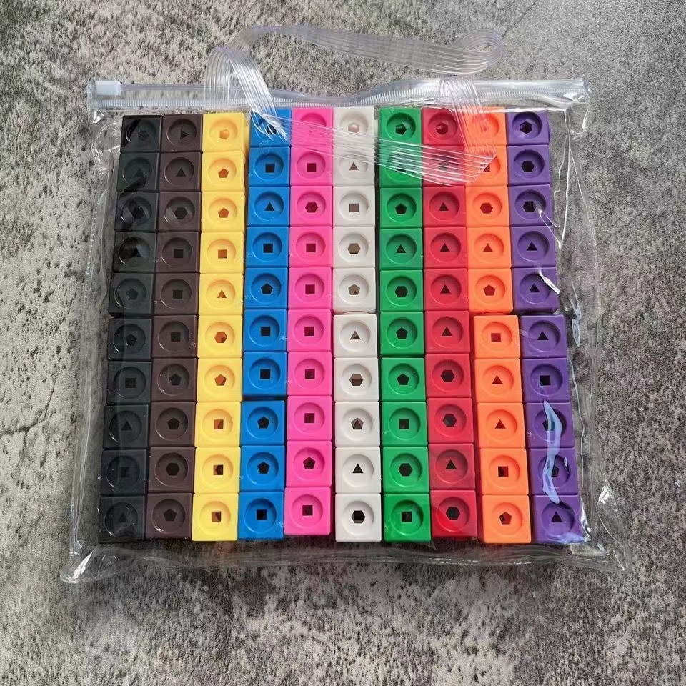 Math Cubes Math and Cards Manipulatives Activity Set, Number Blocks ...