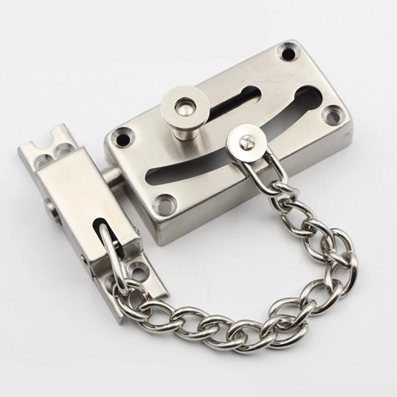 HEAVY DUTY Anti Theft Chain Lock Safety Guard Security Lock, Guard Bolt ...