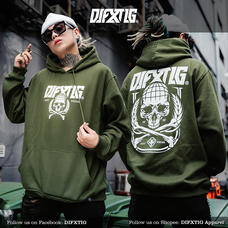 DIFXTIG® CLOTHING - "GLOBESKULL" HOODIE JACKET | Unisex | Men | Women ...