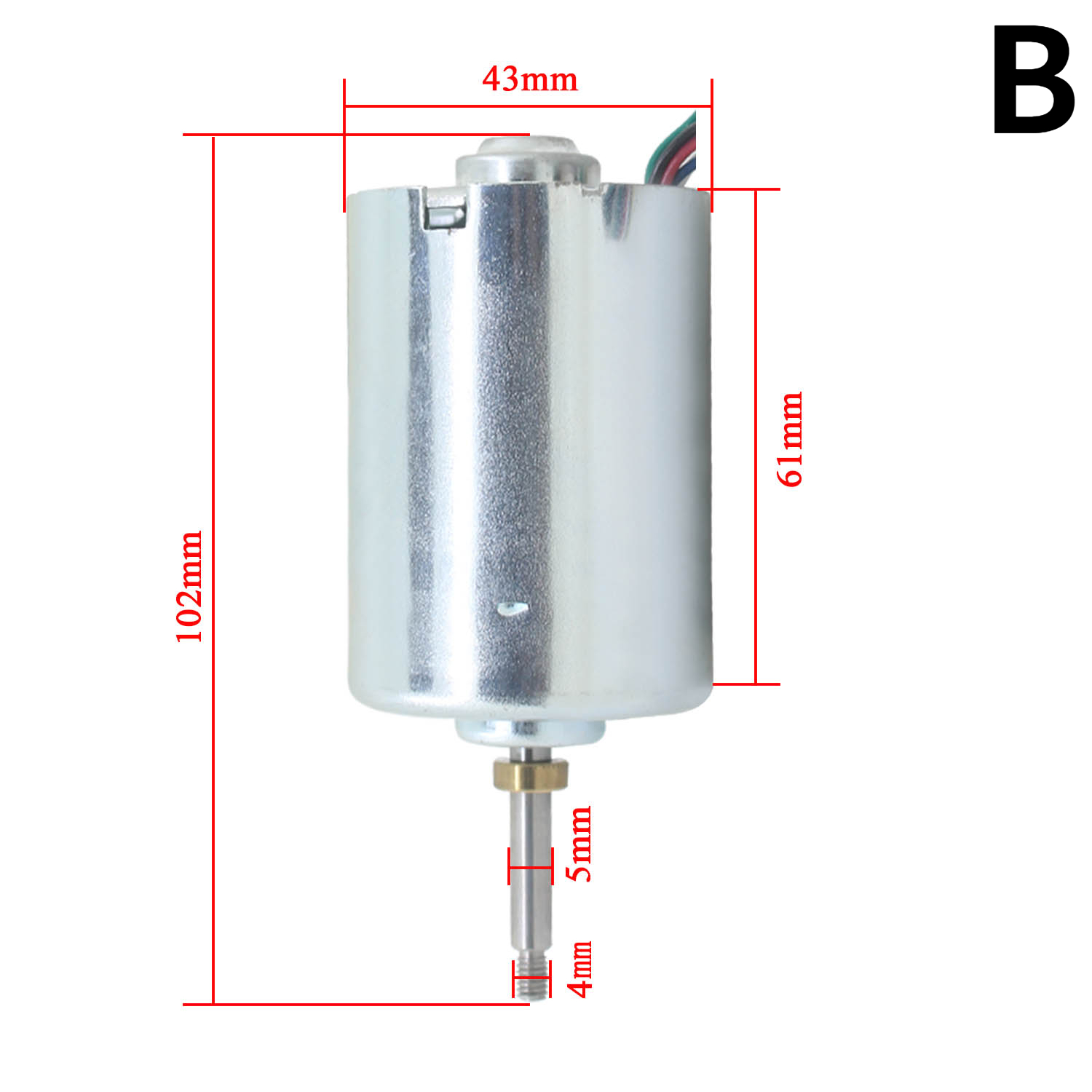permanent magnet brushless dc motor 220V double bearing silent inner ...