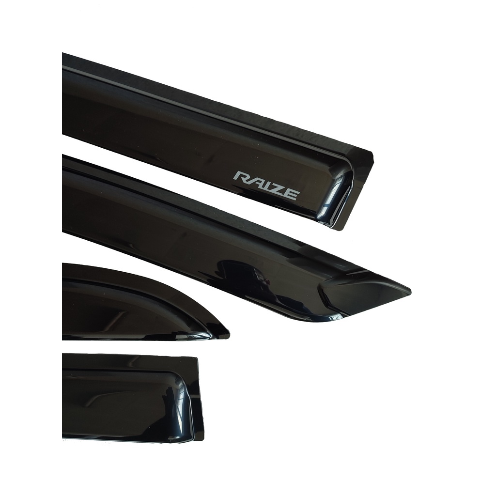 Toyota Raize 2022 Model Sun and Rain Visor Exterior Shield OEM 4 Piece ...