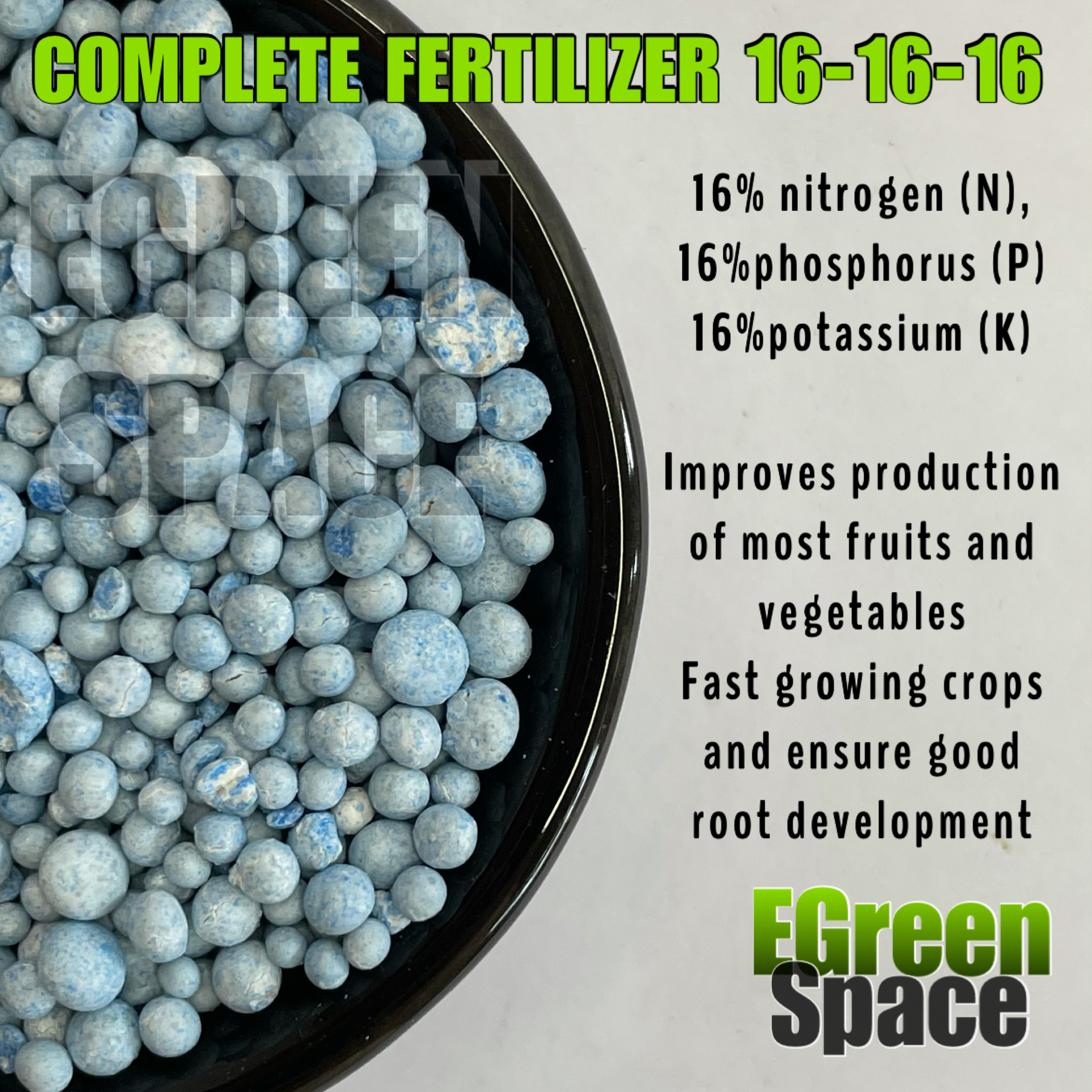 Yaramila Complete Fertilizer 16-16-16 (2kgs) - Nitrogen 16%, Phosphorus ...
