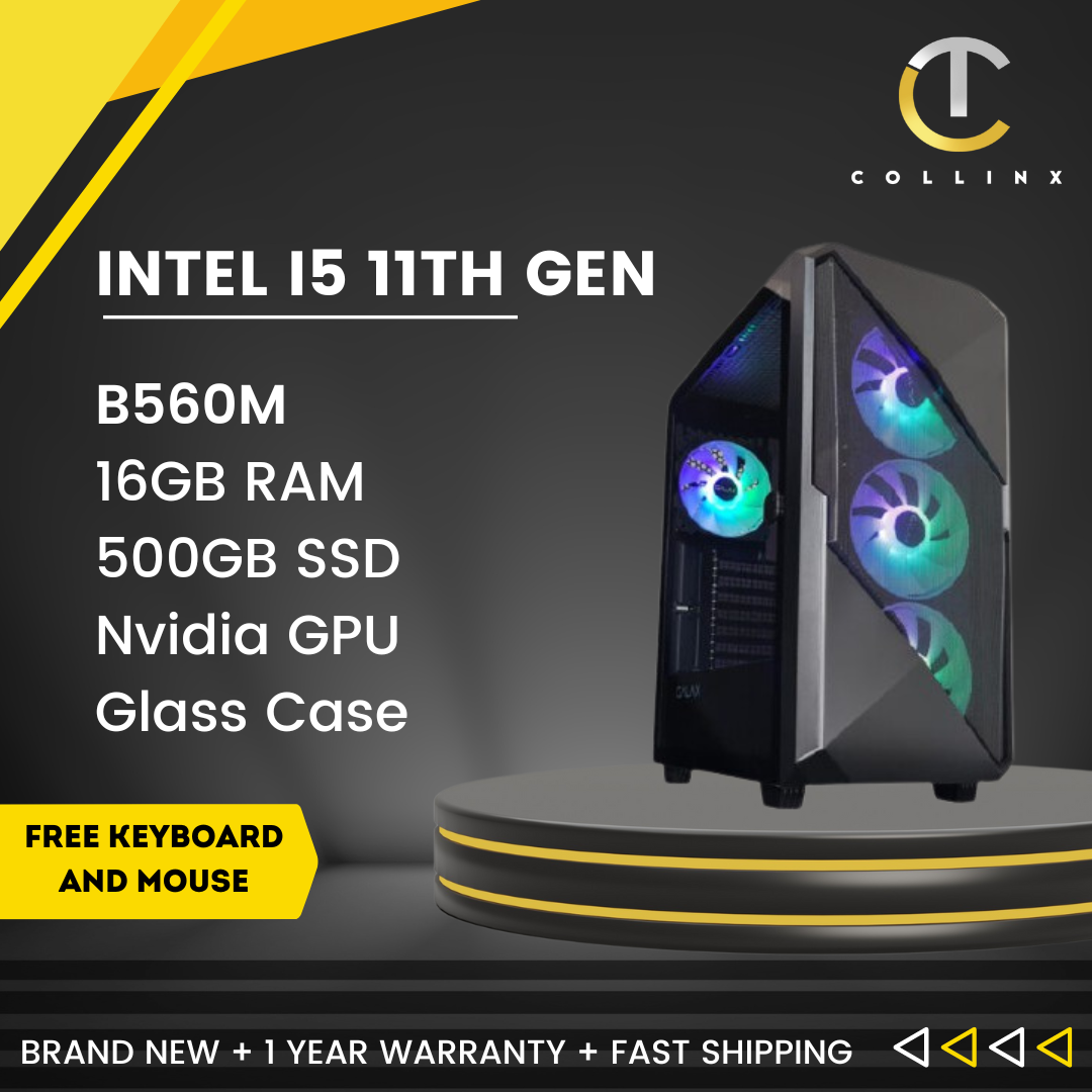 [ PRIME BUILD ] IN CORE I5 11TH GEN PC Desktop Nvidia RTX Graphics Card ...