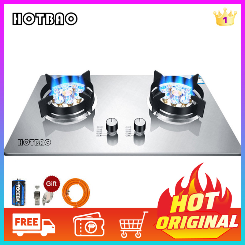 Gas Stove Embedded Natural Gas Liquefied Petroleum Gas Stainless Steel ...