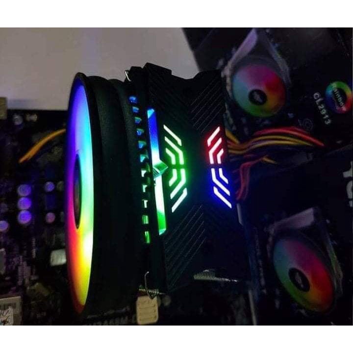 YGT CL2913 RGB CPU Cooler, 2 Copper Heat Pipes, Support Intel and AMD ...