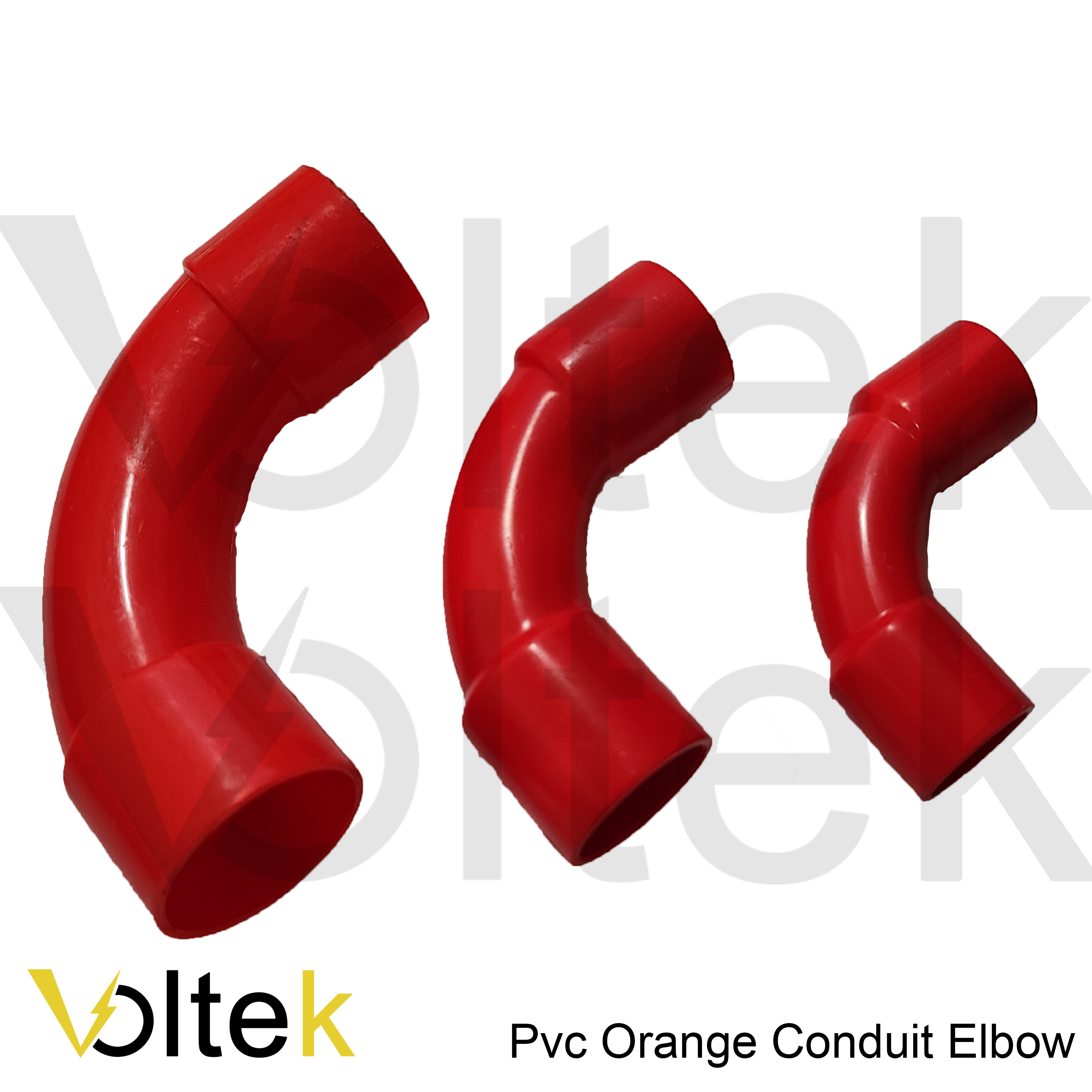 PVC conduit elbow orange for electrical pipe heavy duty short and mini ...