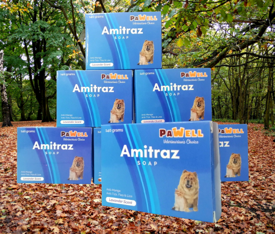 [VETKLIX] 2box PAWELL Anti-mange Anti-Tick & Flea Amitraz Dog Soap 140 ...