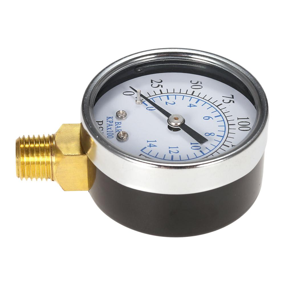 50mm 0~200psi 0~14bar Pool Filter Water Pressure Dial Hydraulic Pressure Gauge Meter Manometer 1 ...