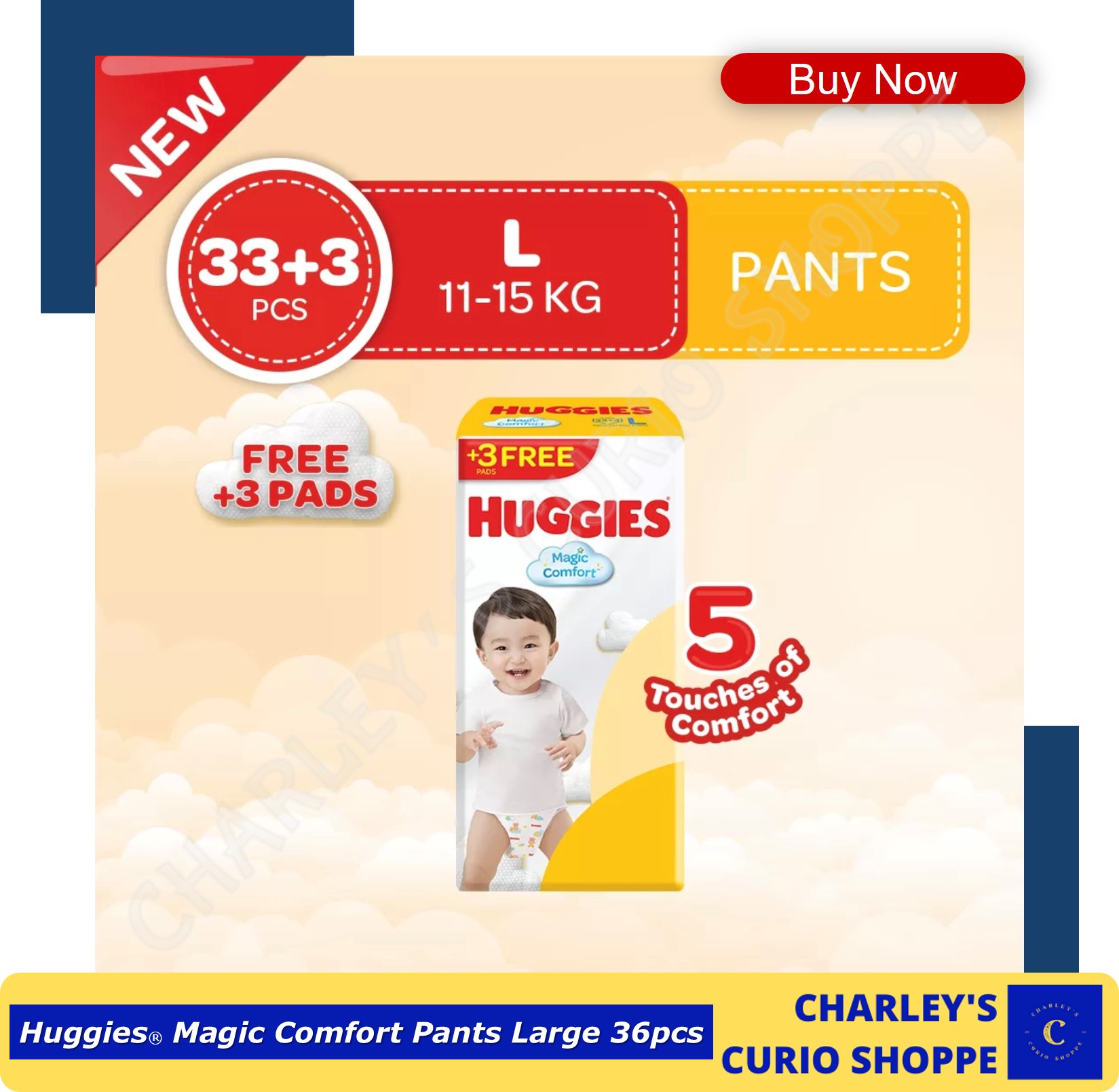 Huggies Magic Comfort Diaper Pants Jumbo Large 36 pcs | Lazada PH