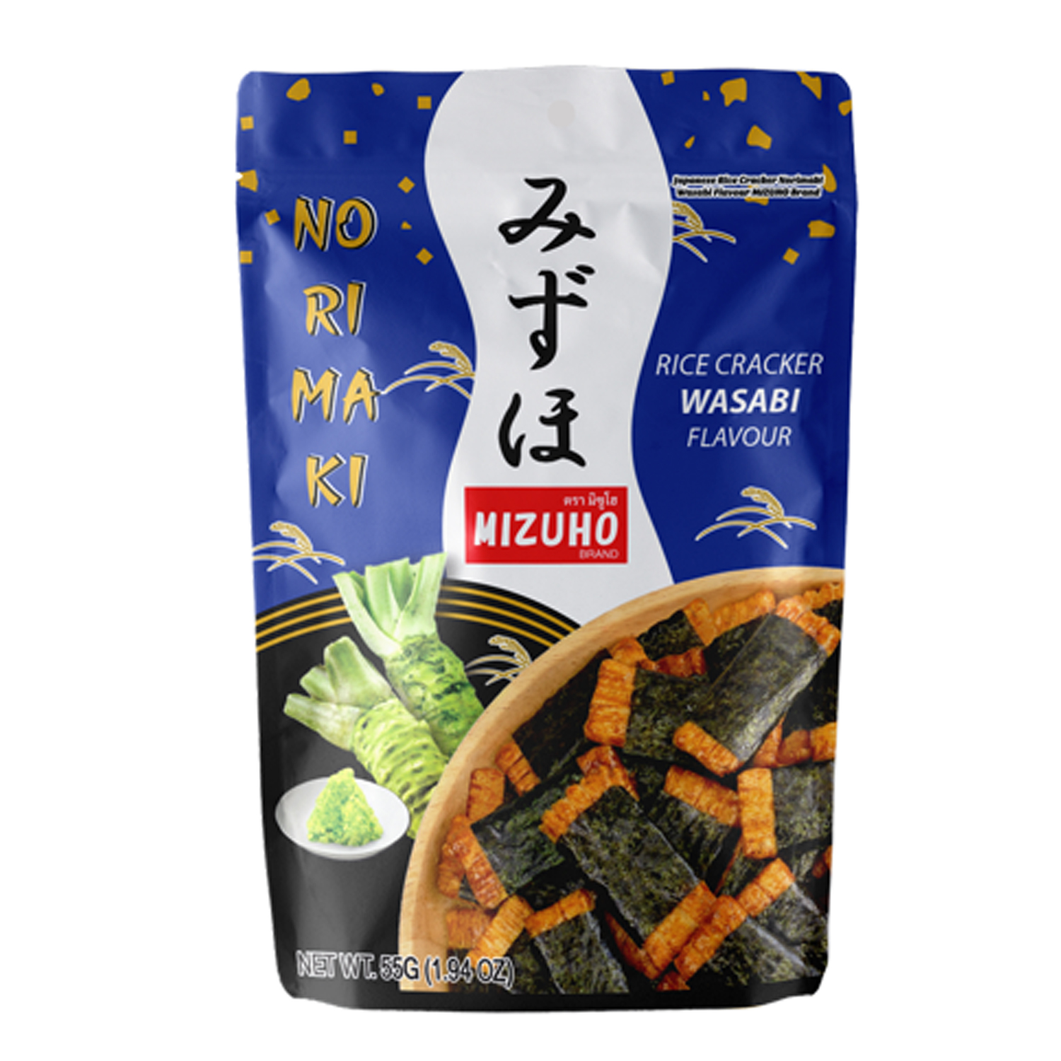 MIZUHO NORIMAKI WASABI FLAVOR 55G | Lazada PH