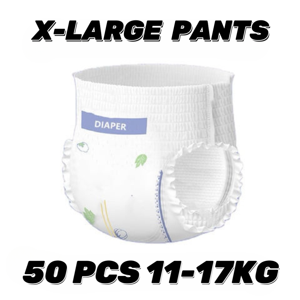 Korean Baby Diaper Pants 50 Pcs M | L | XL | XXL Unisex Ultra thin and dry Breathable Diapers ...