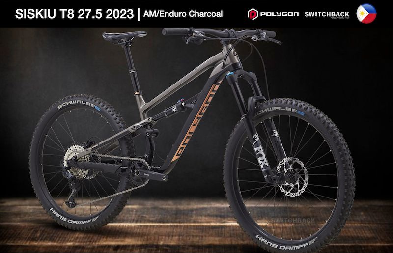 Polygon Siskiu T8 AM / Enduro Full Suspension Mountain Bike Bronze ...