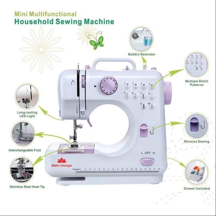 Panasonic Portable Mini Sewing Machine 505A Portable Sewing Machine ...