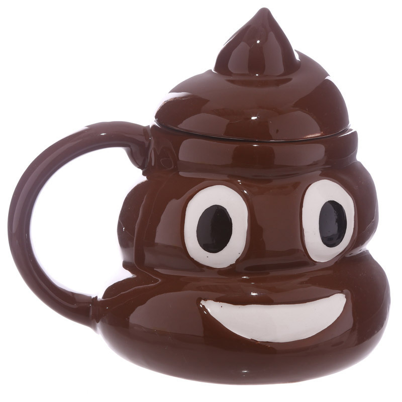 【Fan's Tone】 400ml Creative 3D Unique Smiley Poopy Poop Emoticon Face ...
