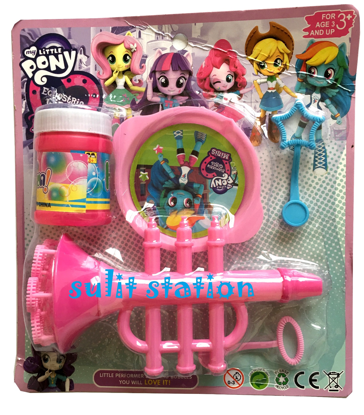 MLP MY LITTLE PONY BLOWING BLOW BUBBLES FUN OUTDOOR PLAY TOY GAMES ...