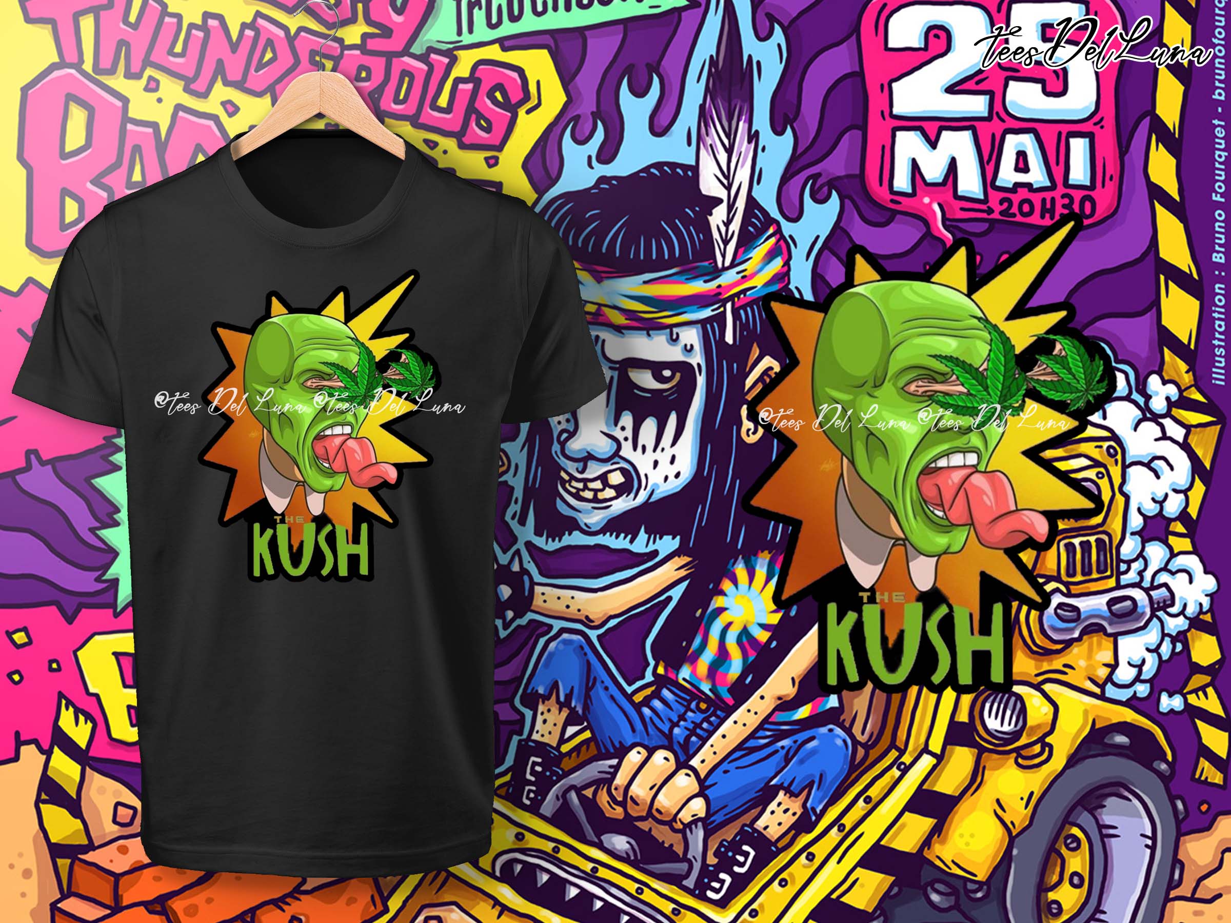 The kush Design T-Shirt | Lazada PH