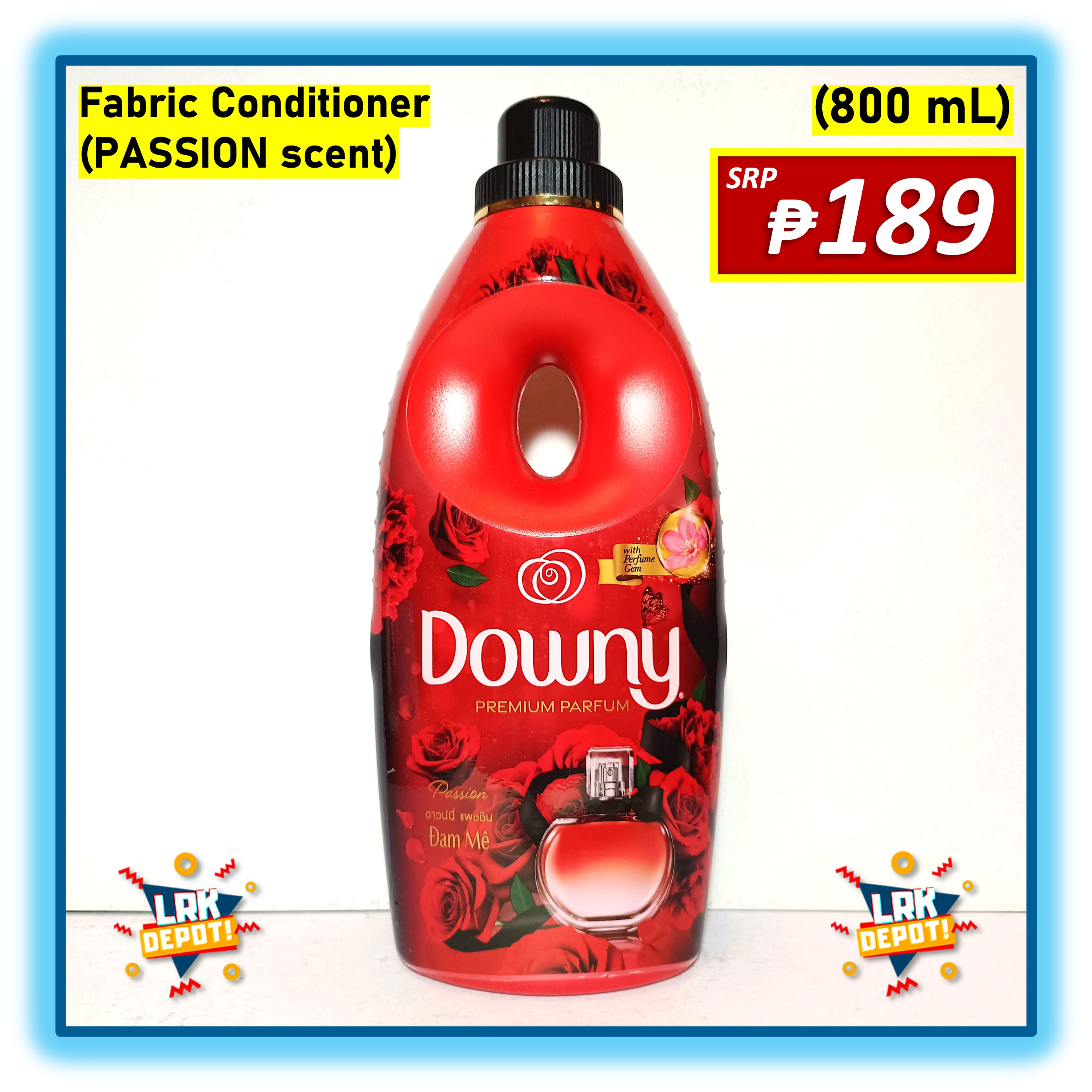Downy Premium Parfum Fabric Conditioner Softener (PASSION scent) 800 mL ...