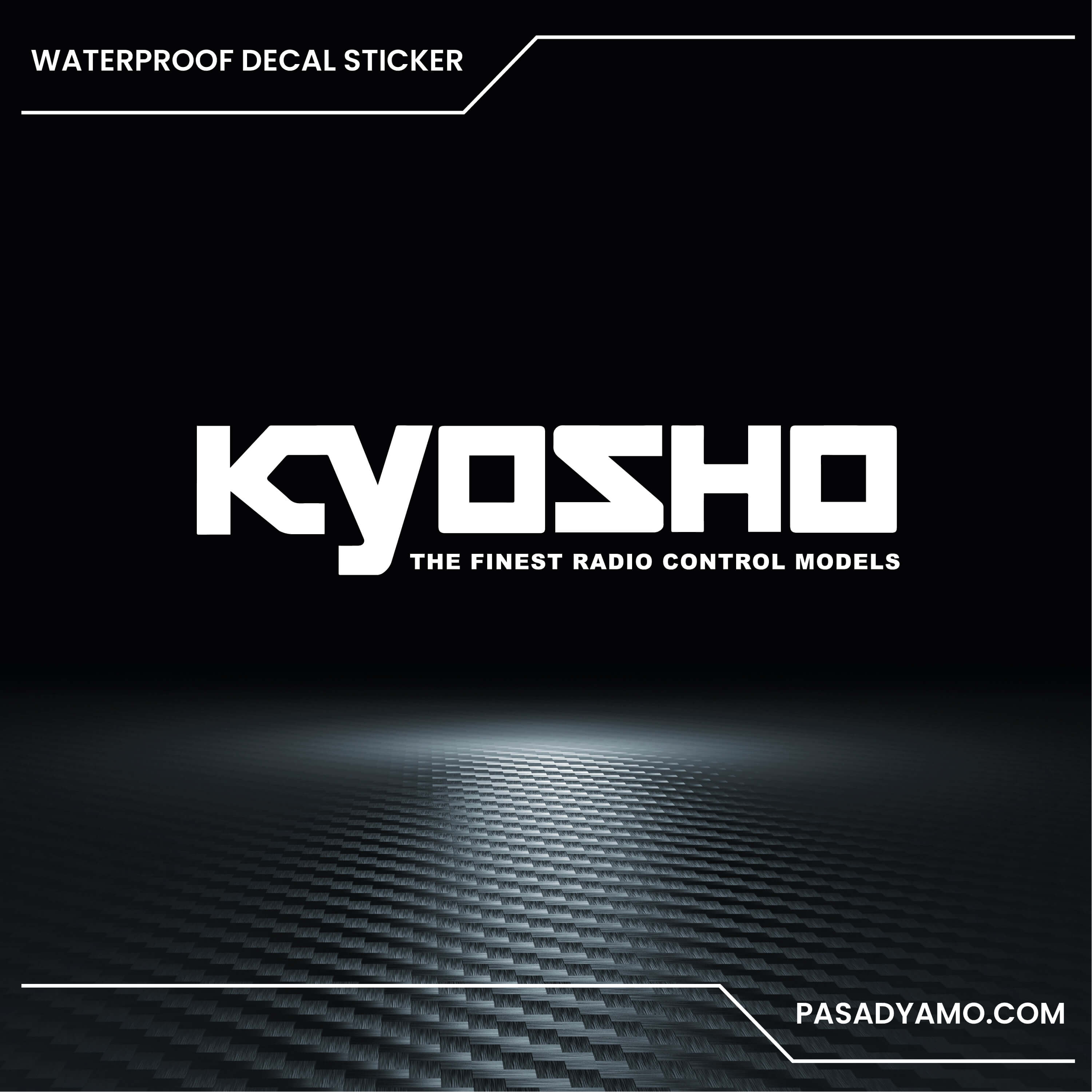 Kyosho Logo Decal Sticker for Cars Motorcycles Laptops Skateboards 6 x ...