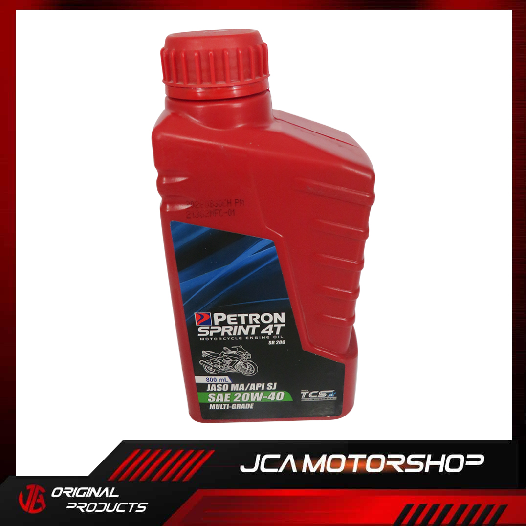 PETRON SPRINT 4T SR200 MOTORCYCLE ENGINE OIL 20W-40 (800ML) | Lazada PH