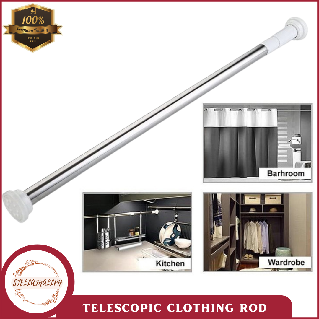 Telescopic Curtain Rods Adjustable, Extandable, Multifunctional Hanger ...