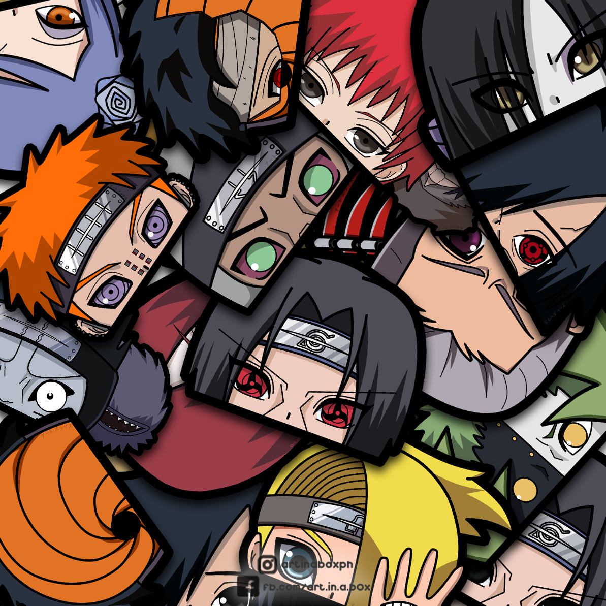 Akatsuki Members Chibi