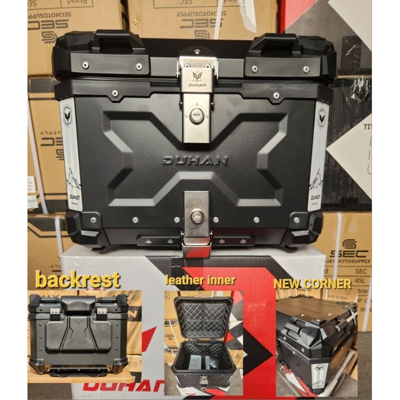 ☁DUHAN 45L ALLOY TOP BOX - ANTI L-SCRATCH EDITION | Lazada PH