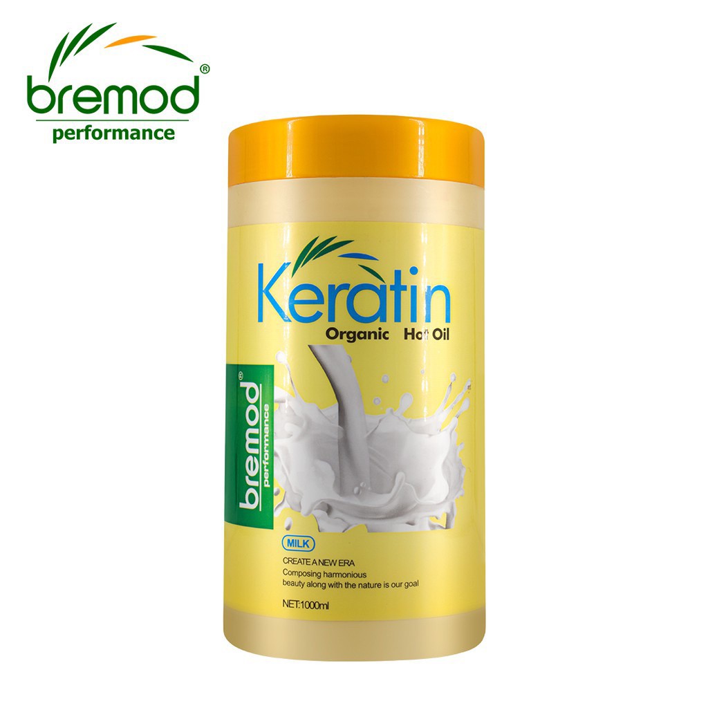 Bremod Performance Keratin Organic Hot Oil for Frizzy Hair Damaged Hair ...