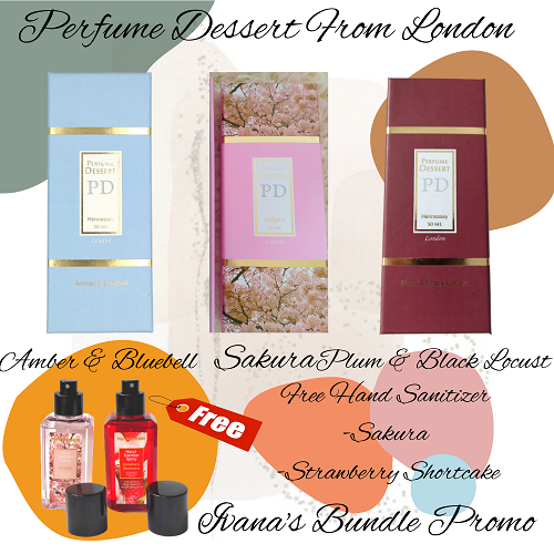 JMS ORIGINAL PERFUME DESSERT FROM LONDON IVANA BUNDLE 3PCS OF 50ML ...