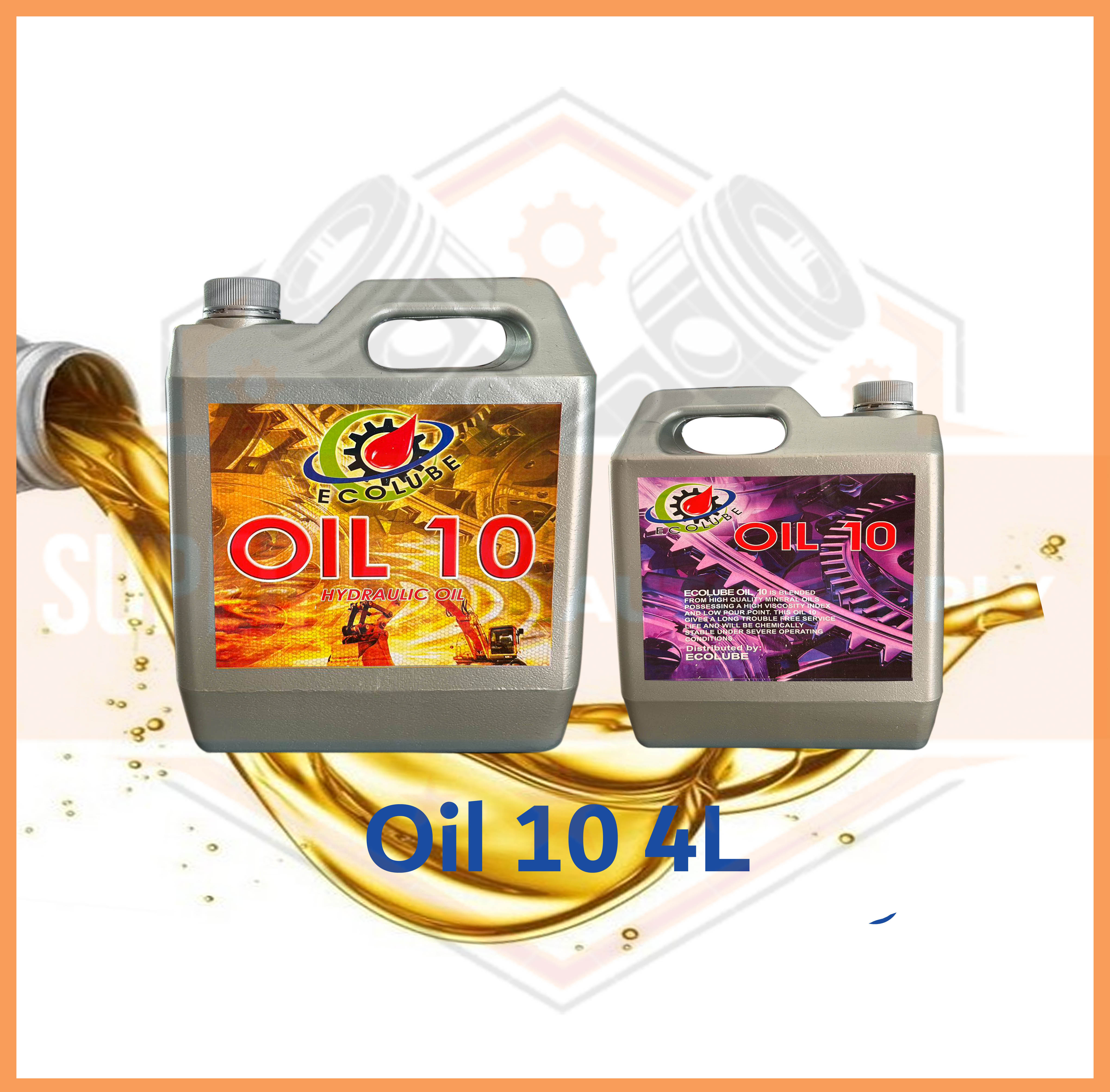 OIL 10 HYDRAULIC OIL 4L ECOLUBE BRAND | Lazada PH