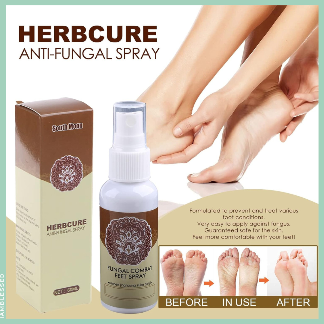 ORIGINAL Feet Spray Effective Natural Fast Absorption Herb Cure Anti ...