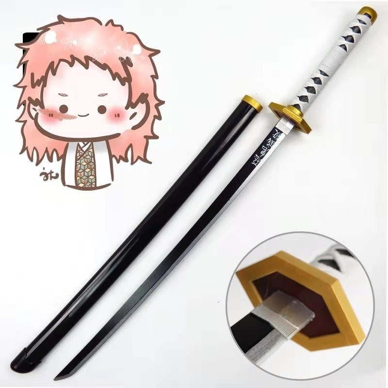ON Hand Demon Slayer Tanjiro Nezuko Zenitsu Sword CosPlay Sword 104cm ...