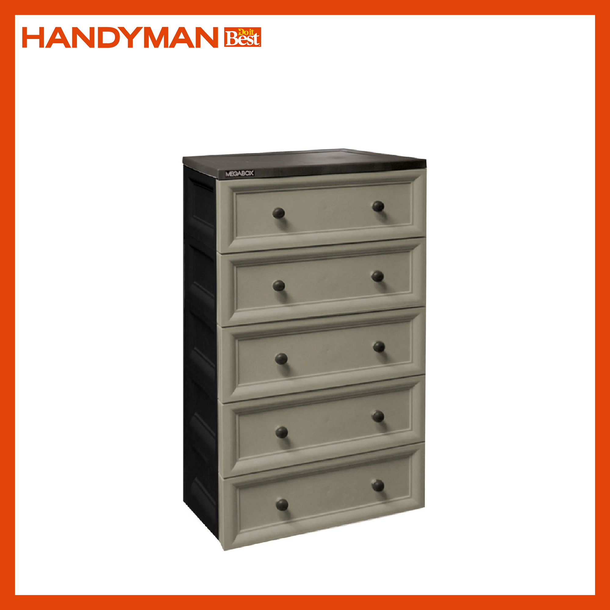 Mega Drawer 5Layer MG-190-5L Gray | Lazada PH