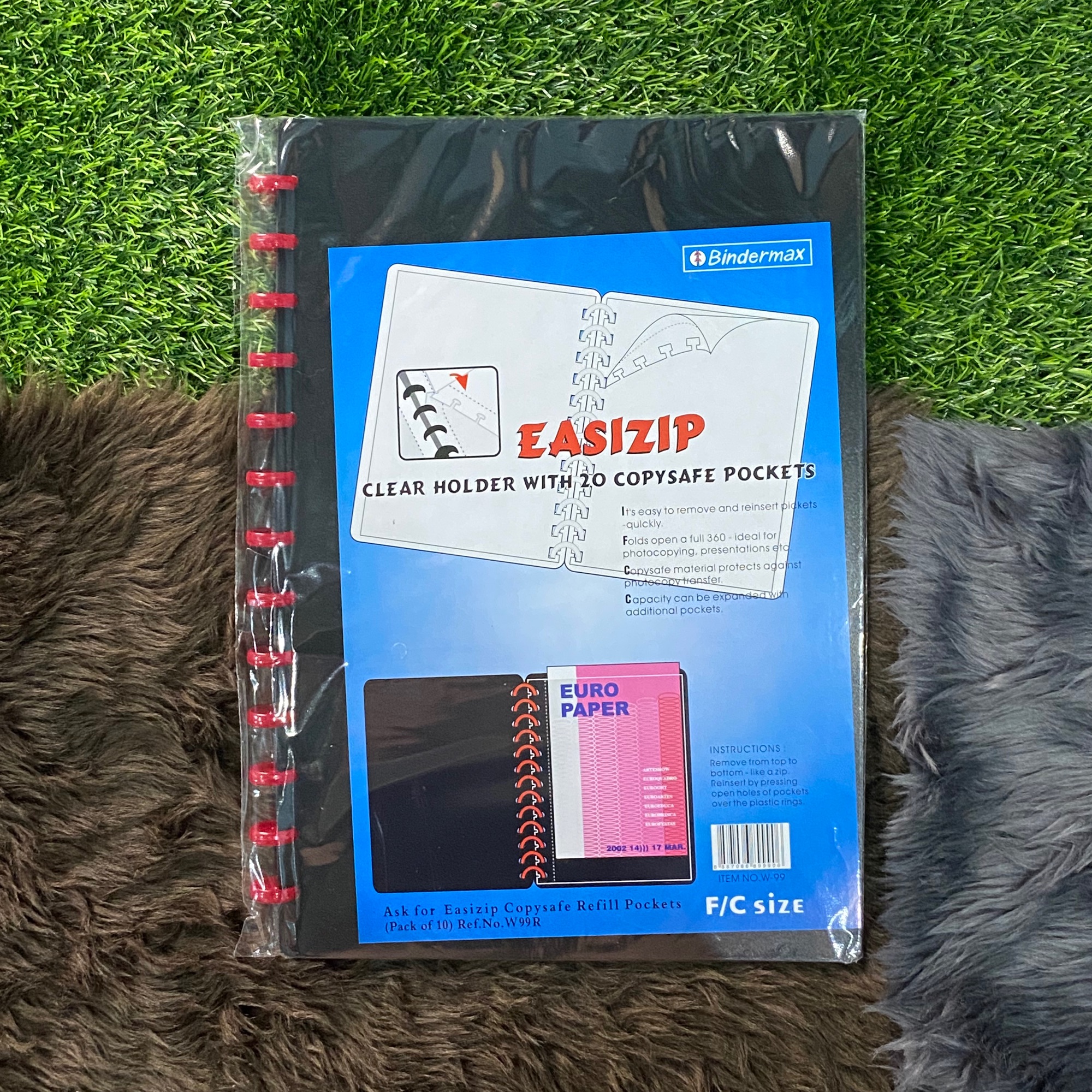 EASIZIP Refillable Display Book / Clearbook, 20 Pockets, LONG | Lazada PH