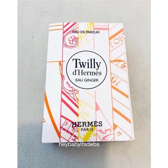 Authentic Twilly d’ Hermes / Poivree / Ginger EDP Sample Perfume (Bnew ...