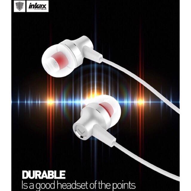 100% Original Inkax Stereo Earphone Em-306 With Mic | Lazada PH