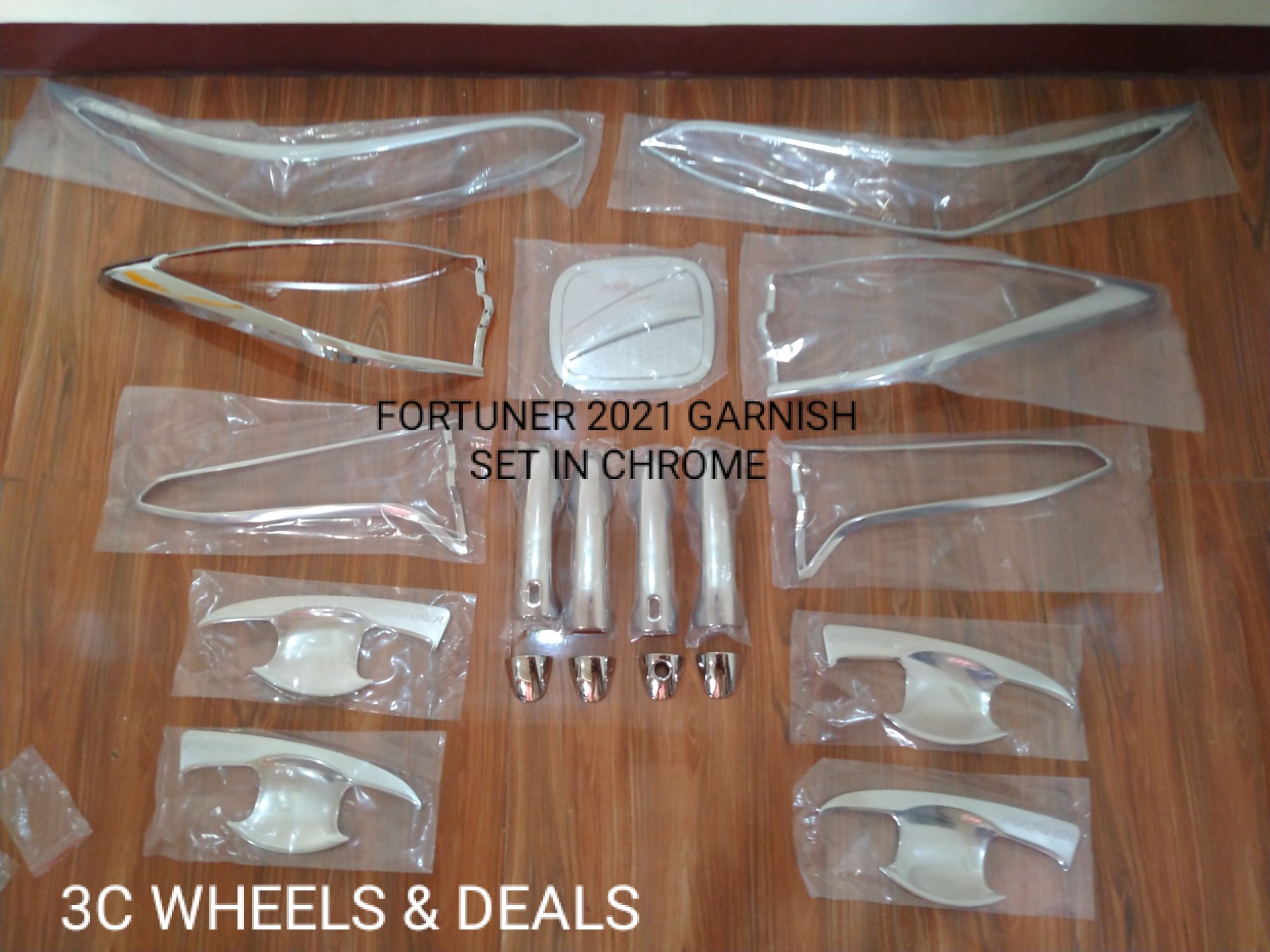 TOYOTA FORTUNER 2021 GARNISH SET IN CHROME | Lazada PH