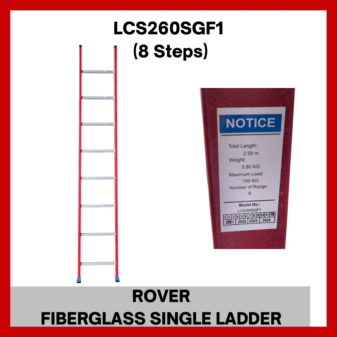Rover Fiberglass Single Ladder | Lazada PH