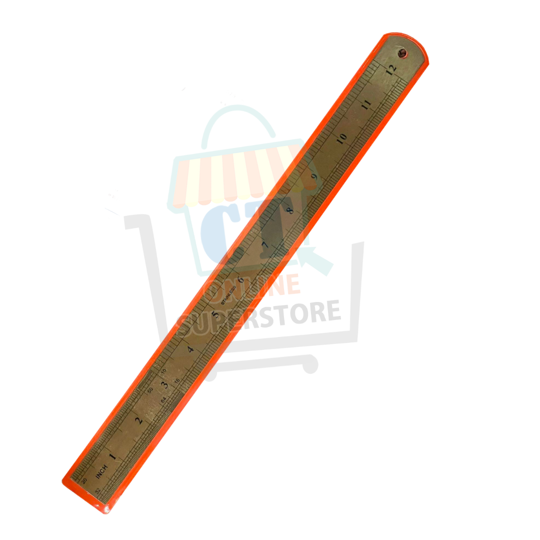 Metal Ruler 12 inches and 30cm Long | Lazada PH
