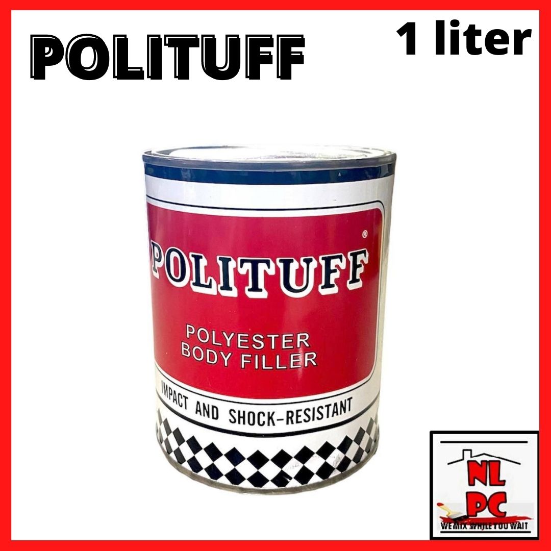 POLITUFF Body Filler w/ Hardener 1 LITER | Lazada PH