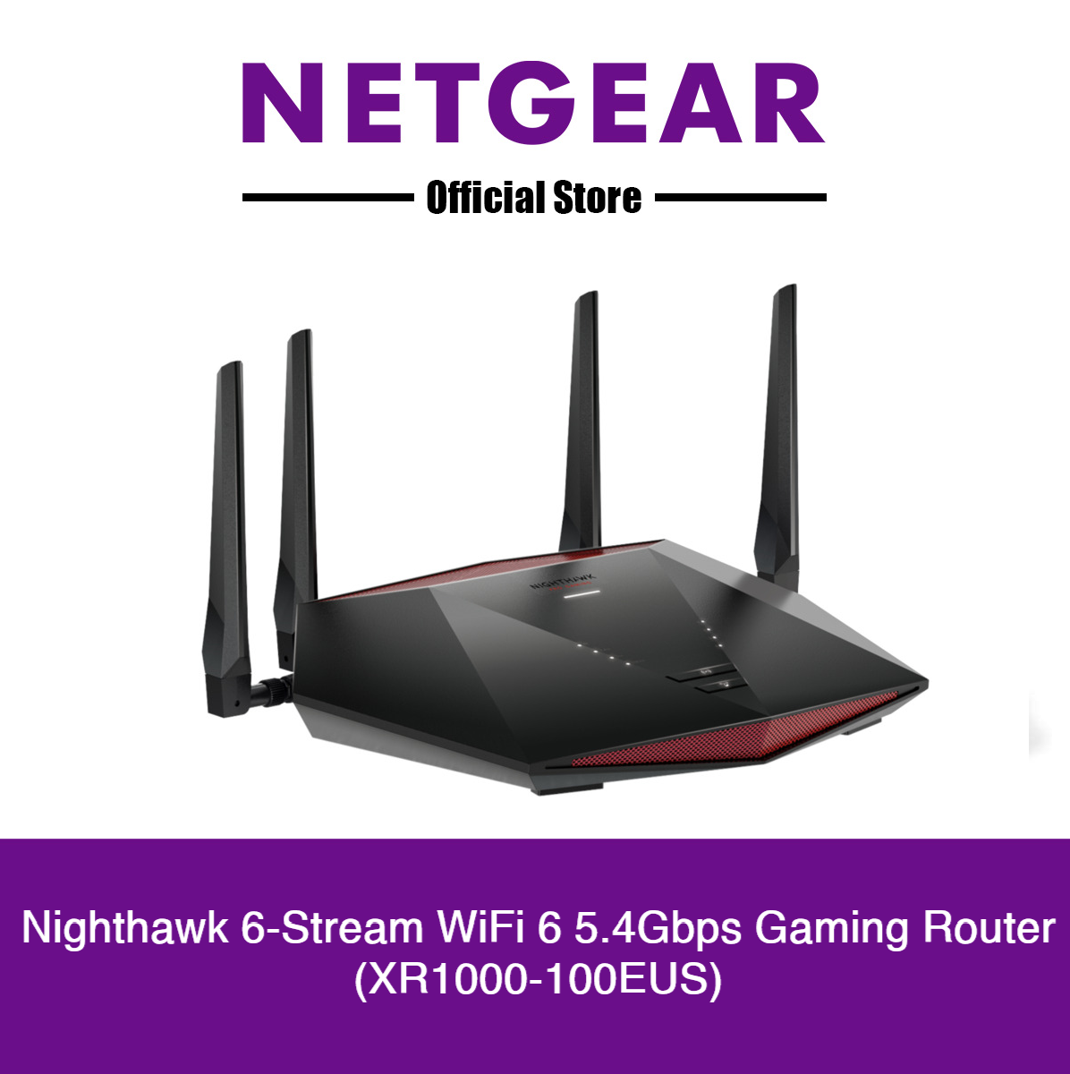 Nighthawk 6-Stream Wi-Fi 6 5.4Gbps Gaming Router(XR1000-100EUS) | Lazada PH