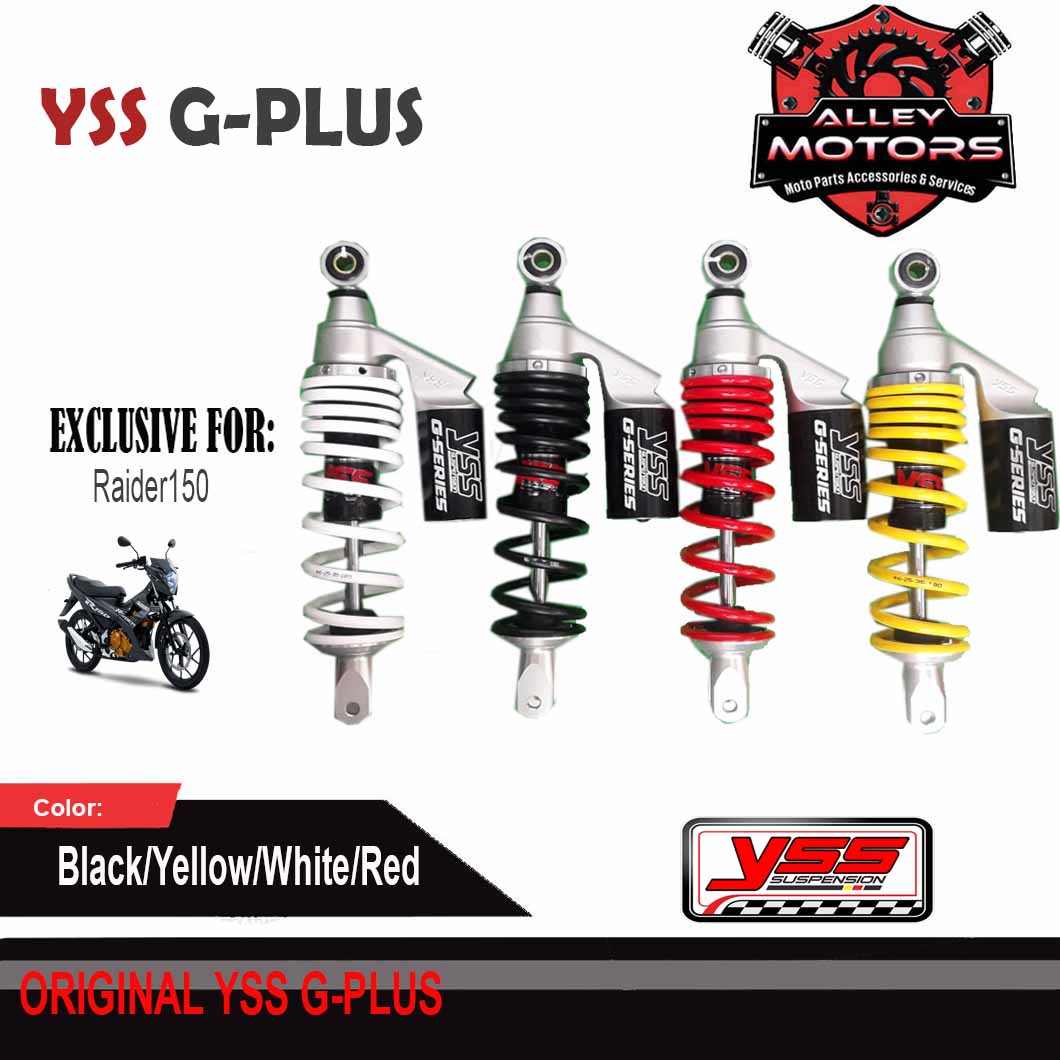 YSS G PLUS Raider150 YELLOW / RED / WHITE / BLACK By Alley Motors ...