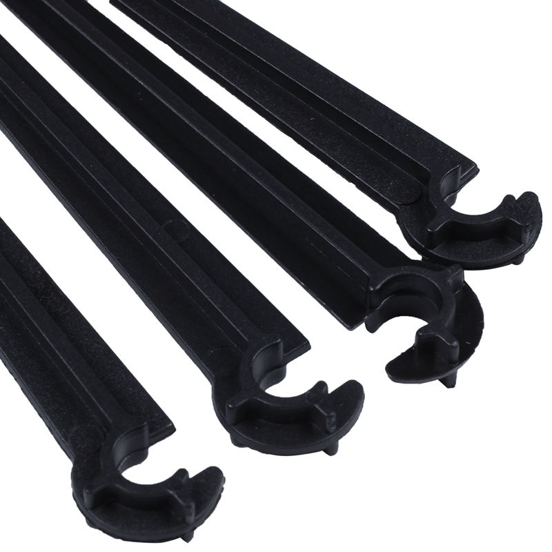50Pcs C-Shaped Garden 4 / 7mm Drip Irrigation Pipe Bracket Bracket ...