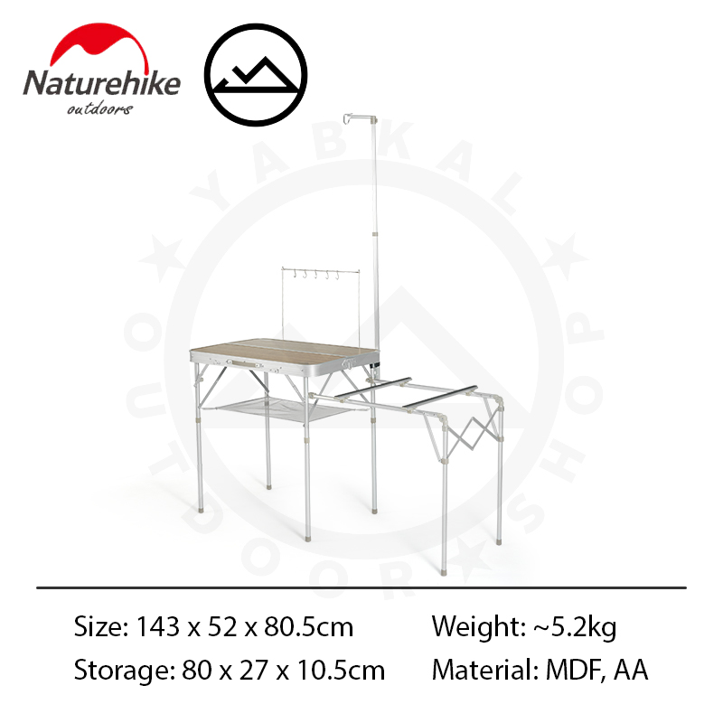 Naturehike MDF Portable Cooking Table | Lazada PH
