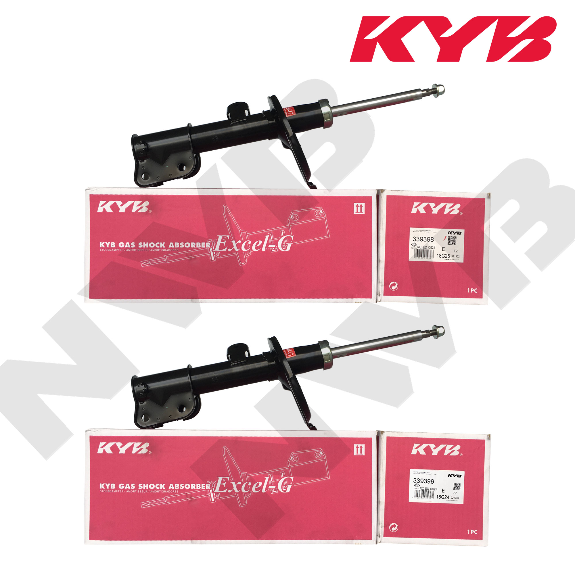 KYB 339398/339399 for Hyundai Grand Starex 2007-2013 Set of 2 Front Gas ...