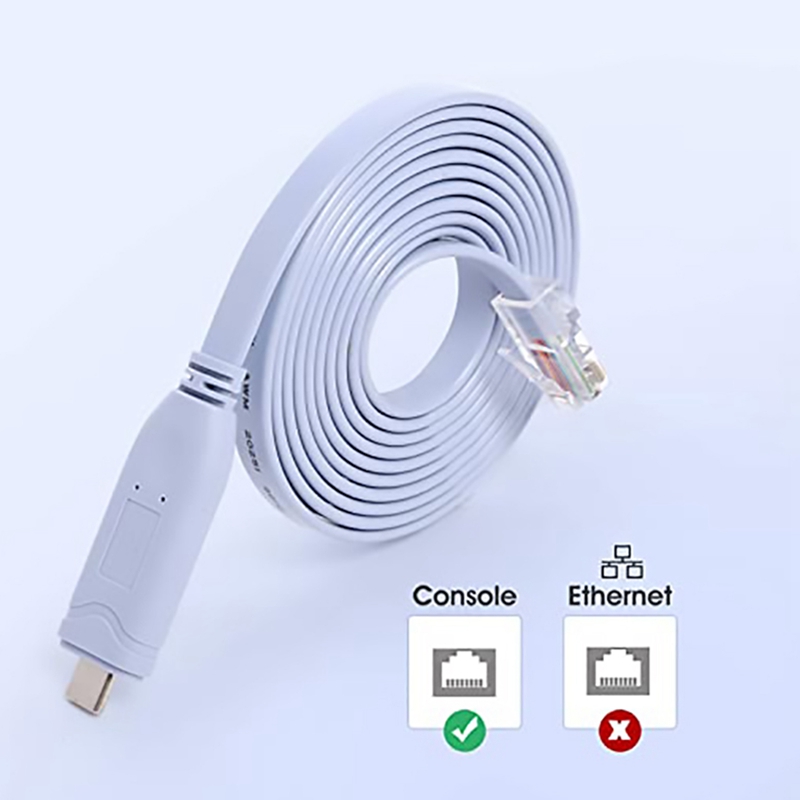 USB TO Type C Console Configuration Cable Type C to RJ45 Serial Router Debugging Cable ...